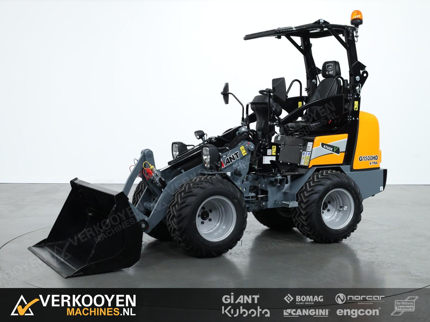 2024 Giant G1500 X-tra HD VK9519 | Wiellader | Mini Shovel - Verkooyen Machines BV
